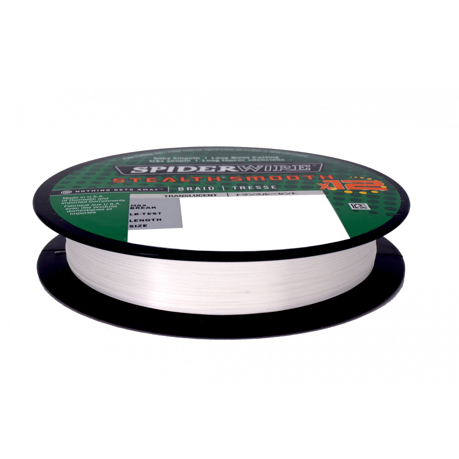 SPIDERWIRE SpiderWire Stealth braided fishing line transparent 150 ...